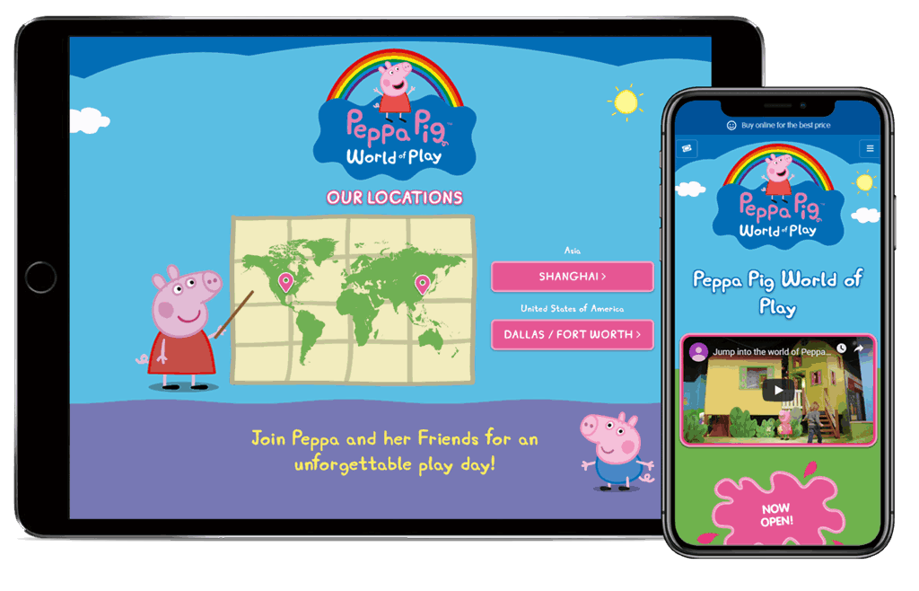 Peppa Pig World of Play - our clients